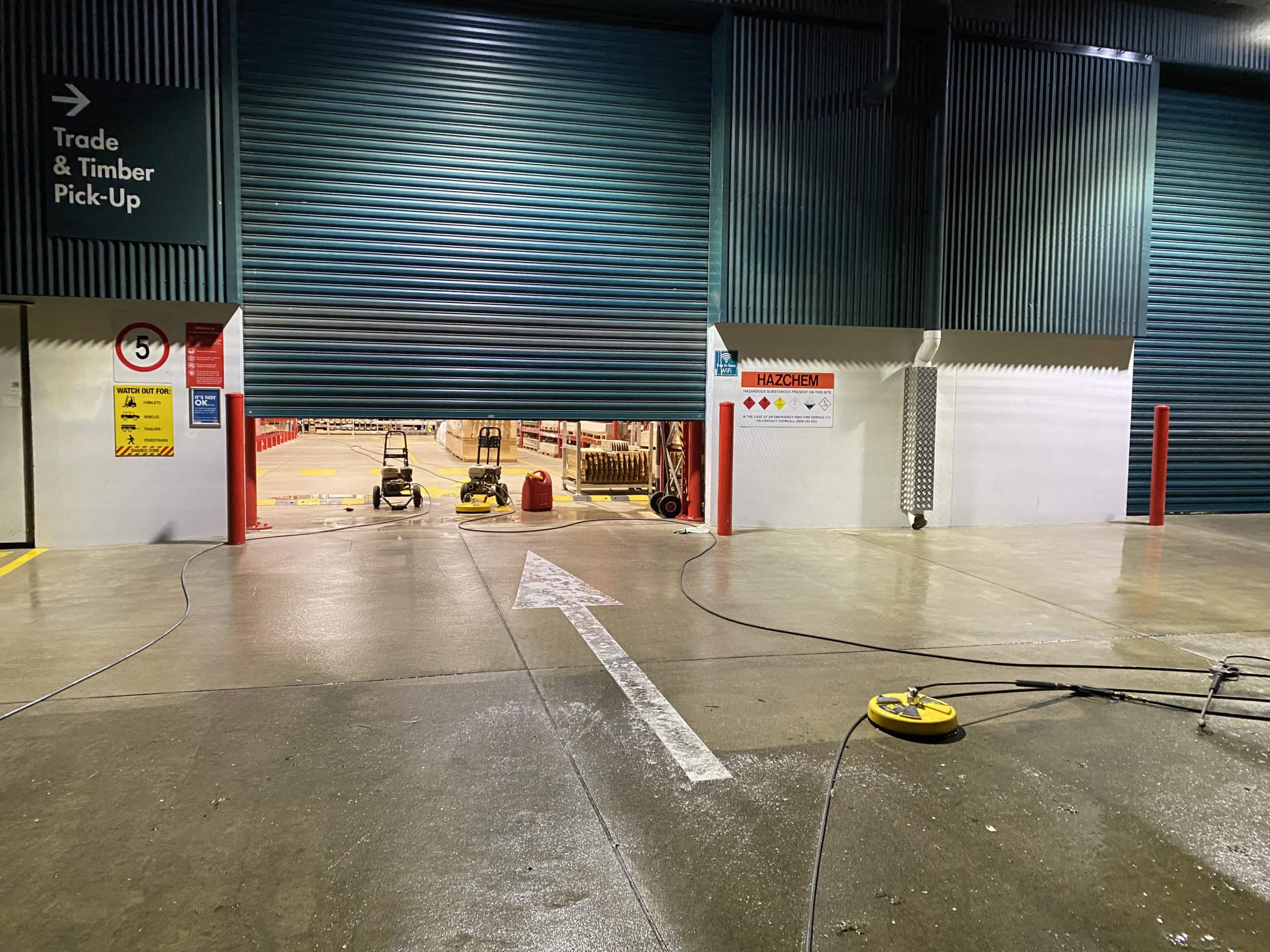 A big clean at Bunnings - Nelson Waterblasting